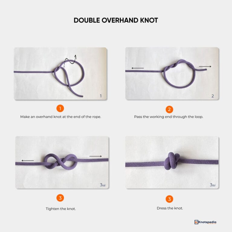 2 BEST Ways to Tie Double Overhand Knot (Double Thumb Knot)