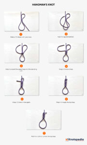 How to Tie a Noose Knot (Hangman's Knot Included)