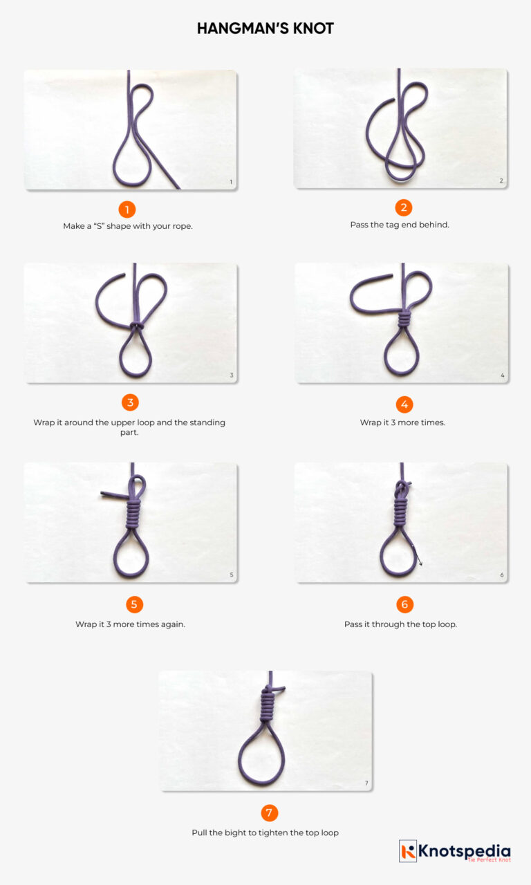 How to Tie a Noose Knot (Hangman's Knot Included)