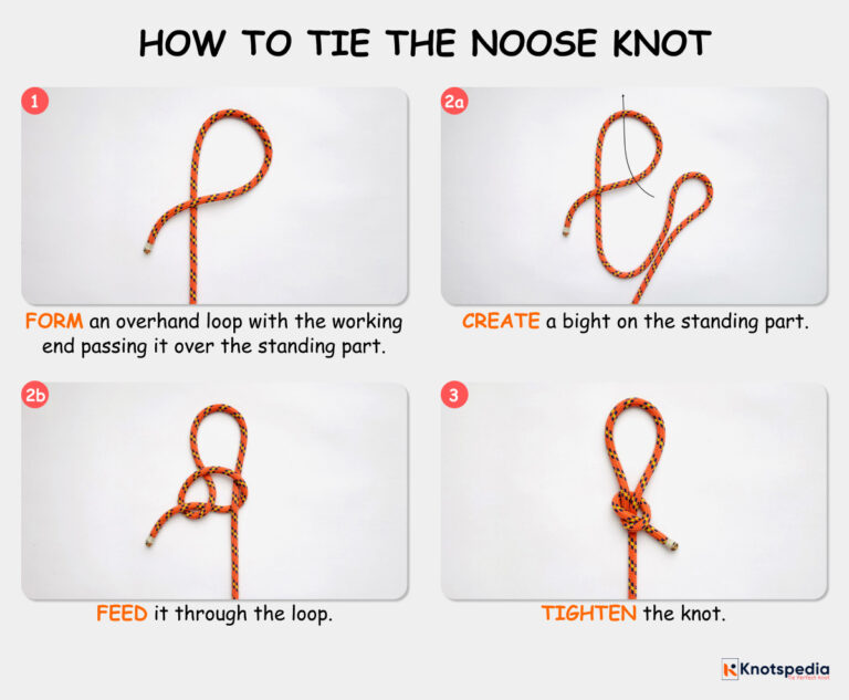 How to Tie a Noose Knot (Hangman's Knot Included)