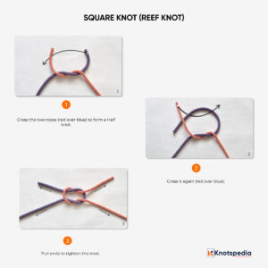 How to Tie a Square Knot (Reef Knot) in Just 3 Simple Steps