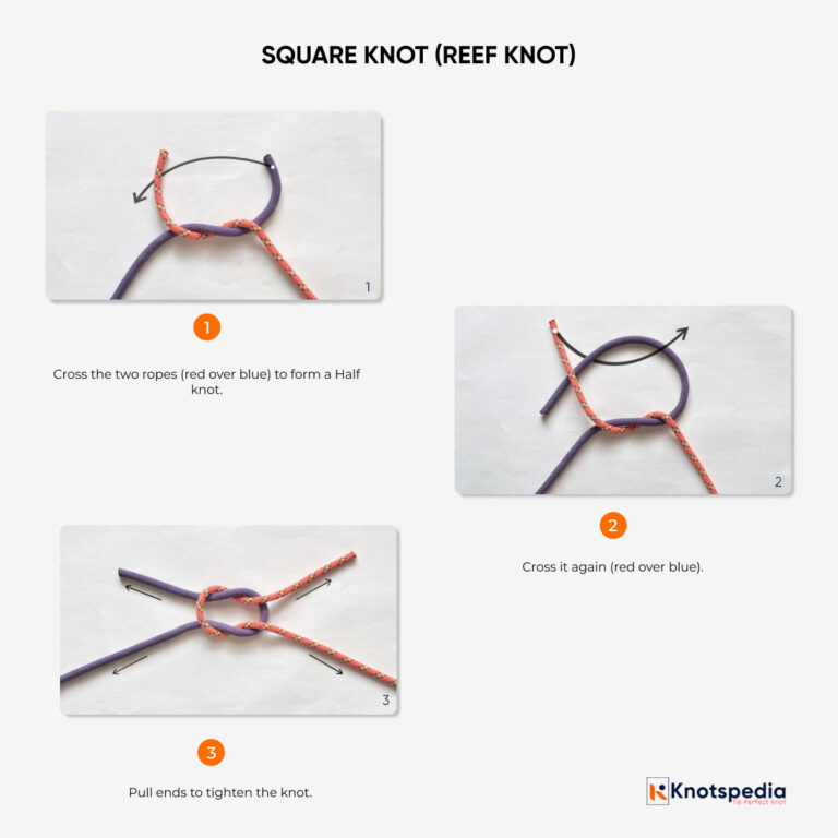 How to Tie a Square Knot (Reef Knot) in Just 3 Simple Steps