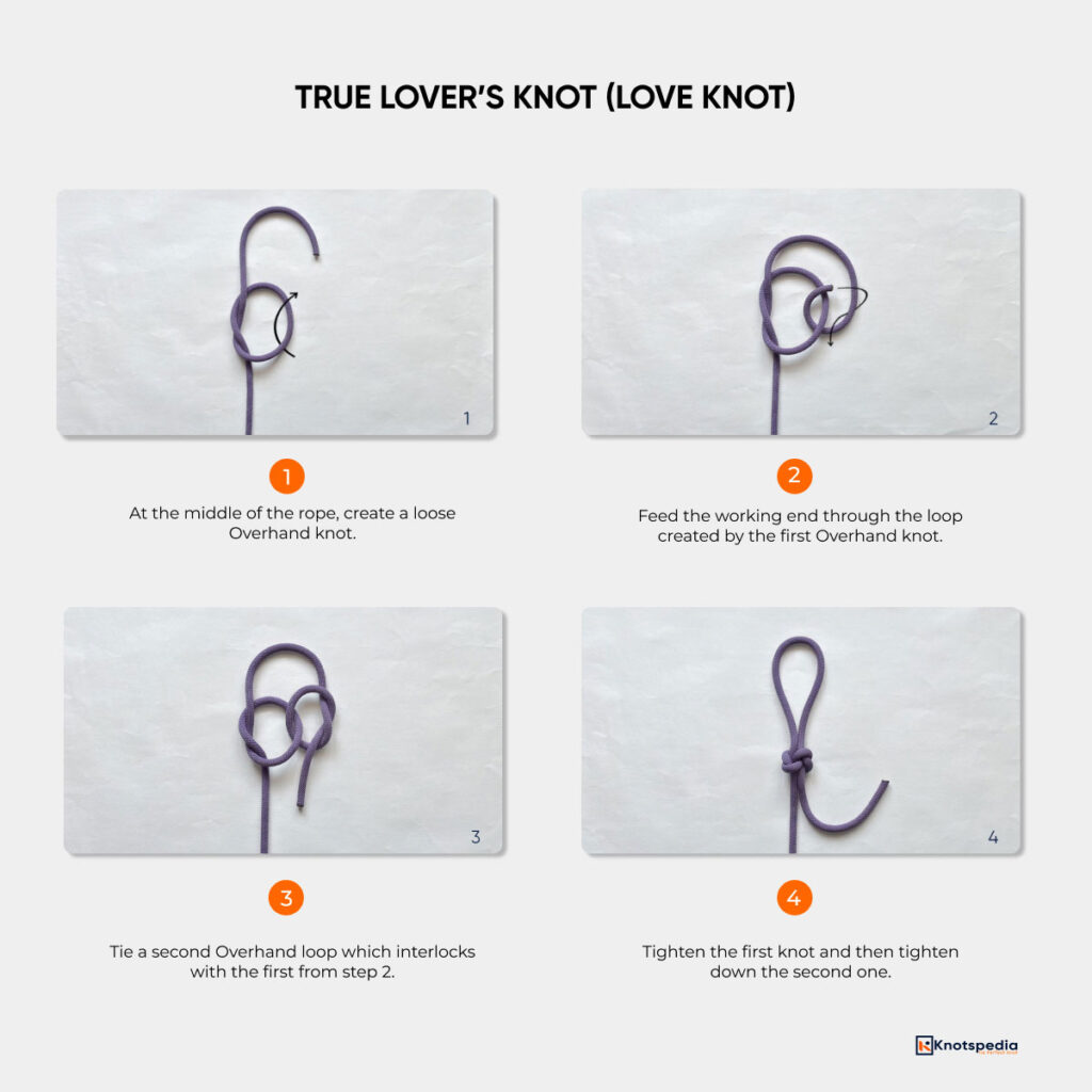 How to Tie the True Lover's Knot (Love Knot)