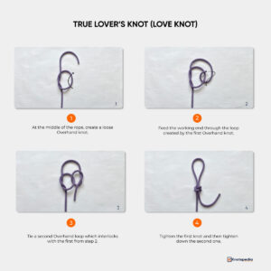 How to Tie the True Lover's Knot (Love Knot)