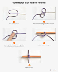 How to Tie a Constrictor Knot Step by Step