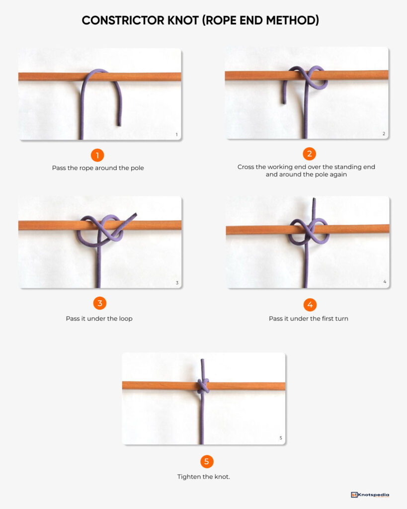 How to Tie a Constrictor Knot Step by Step