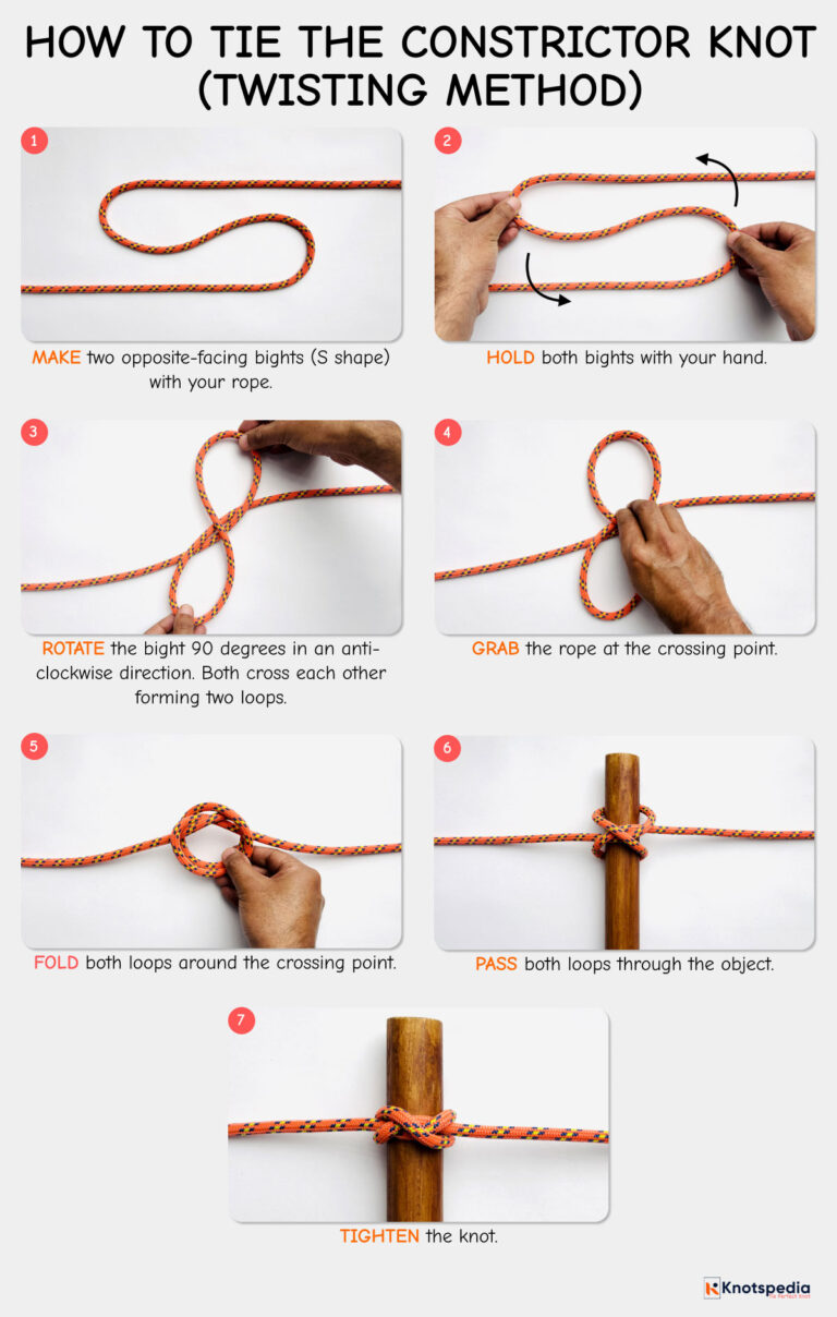 How to Tie a Constrictor Knot Step by Step