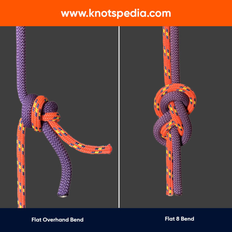 How to Tie a Flat Overhand Bend (European Death Knot)