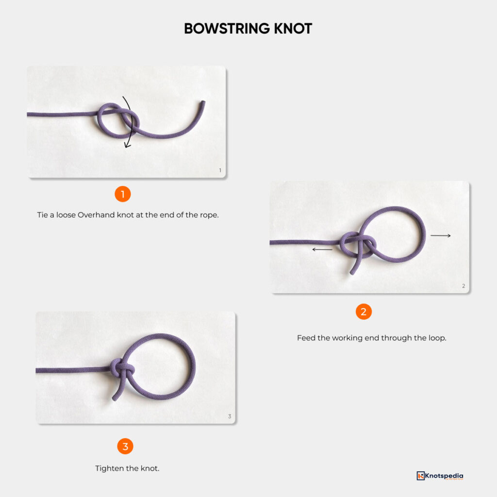 How to Tie a Bowstring Knot in 3 EASY Steps | Knotspedia