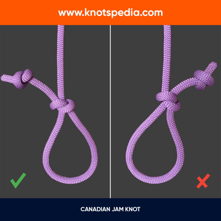 How to Tie Canadian Jam Knot (2 Ways): Best Bushcraft Knot