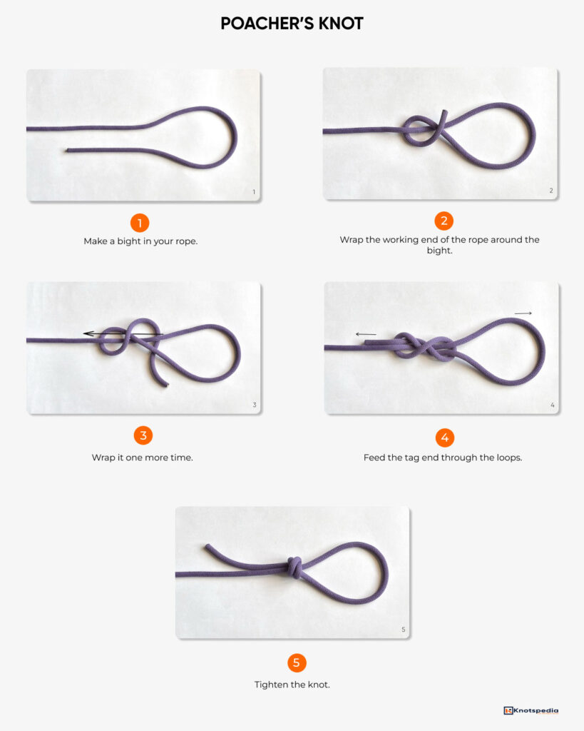 How to Tie the Poacher's Knot | Knotspedia