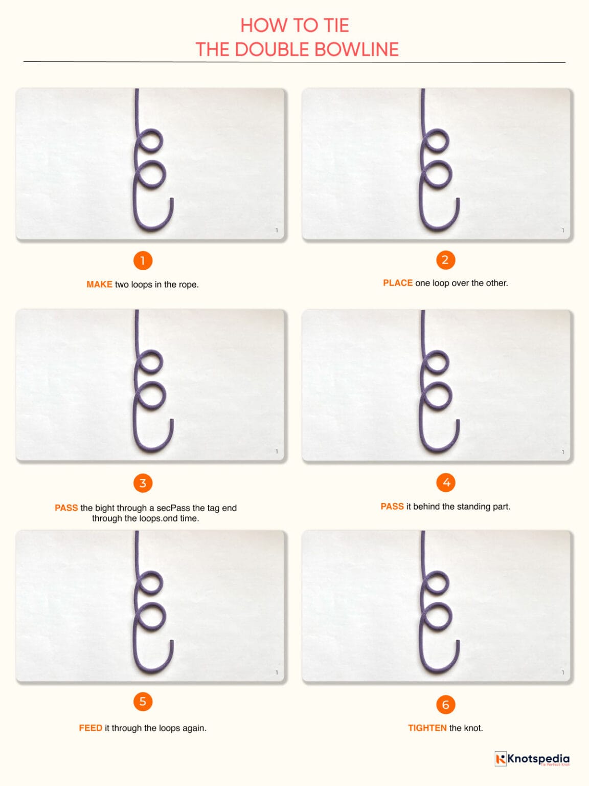 How to Tie a Double Bowline Knot: Step by Step Guide