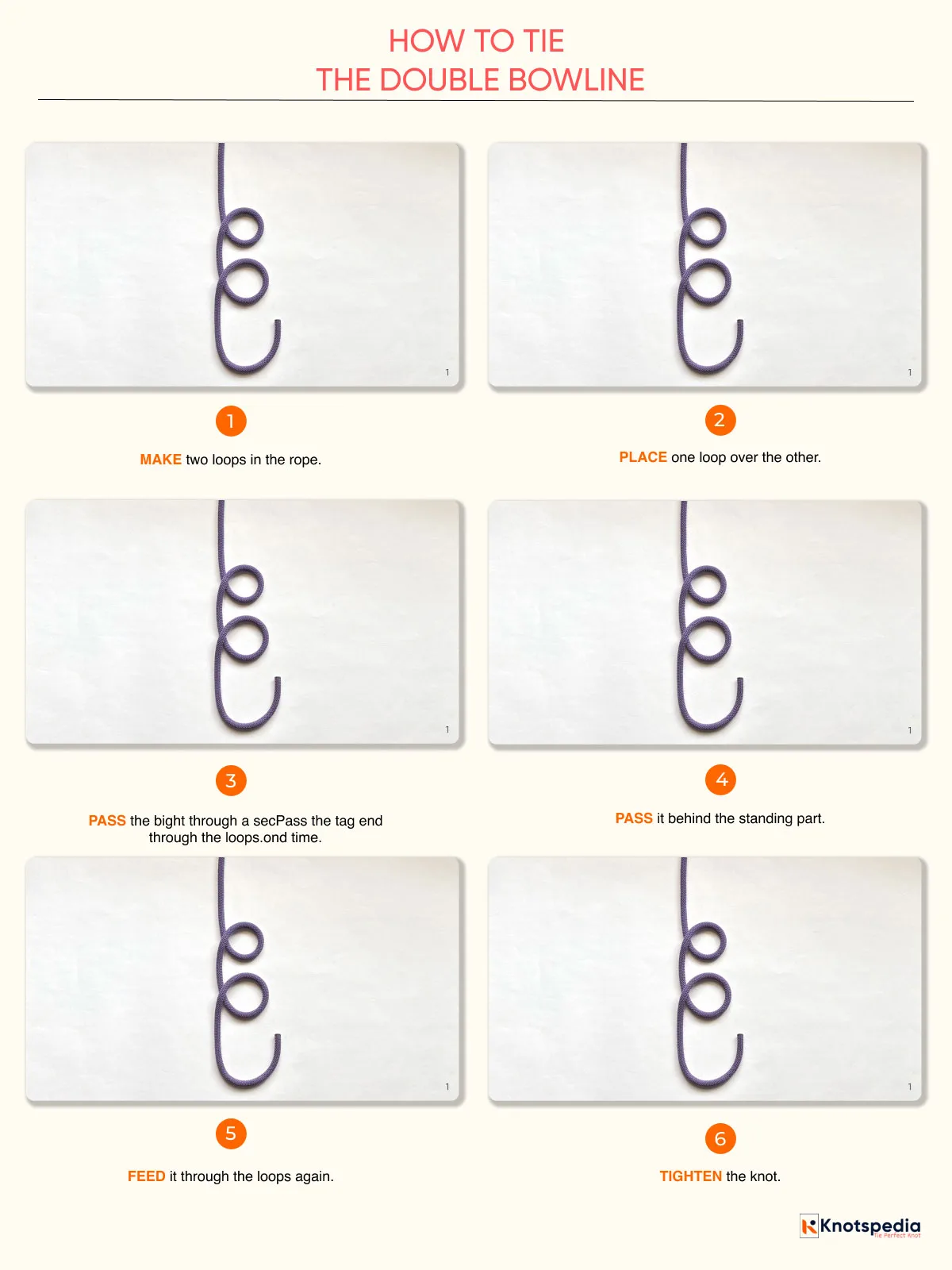 How to Tie a Double Bowline Knot: Step by Step Guide