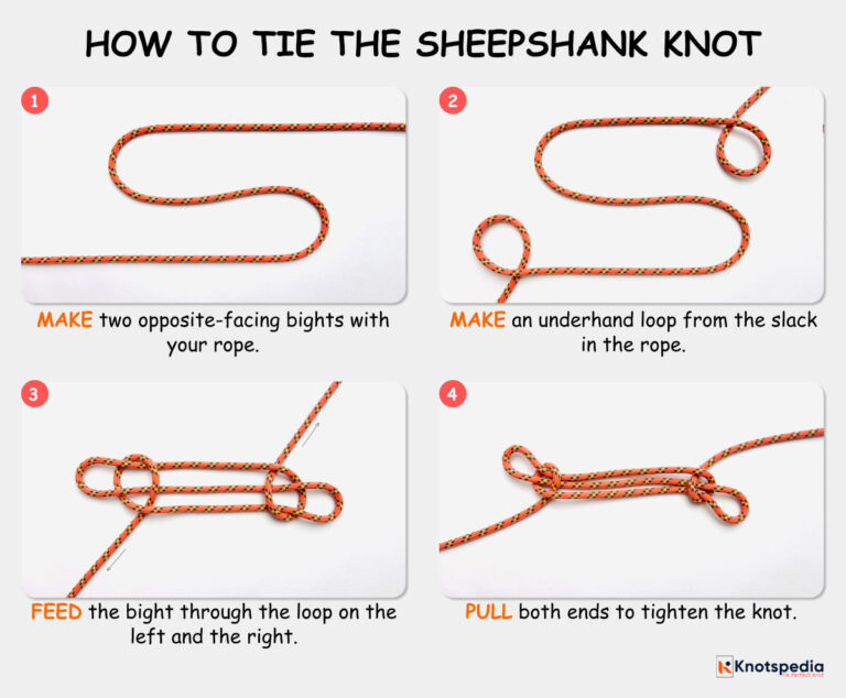 How to Tie a Sheepshank Knot in 3 EASY Steps