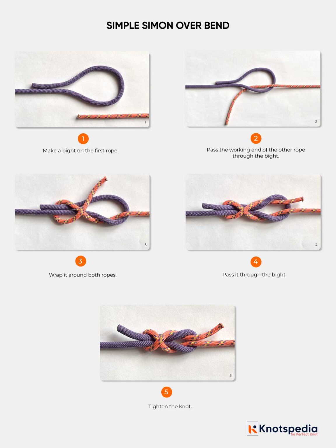 How to Tie the Simple Simon Bend (All 3 Variations)