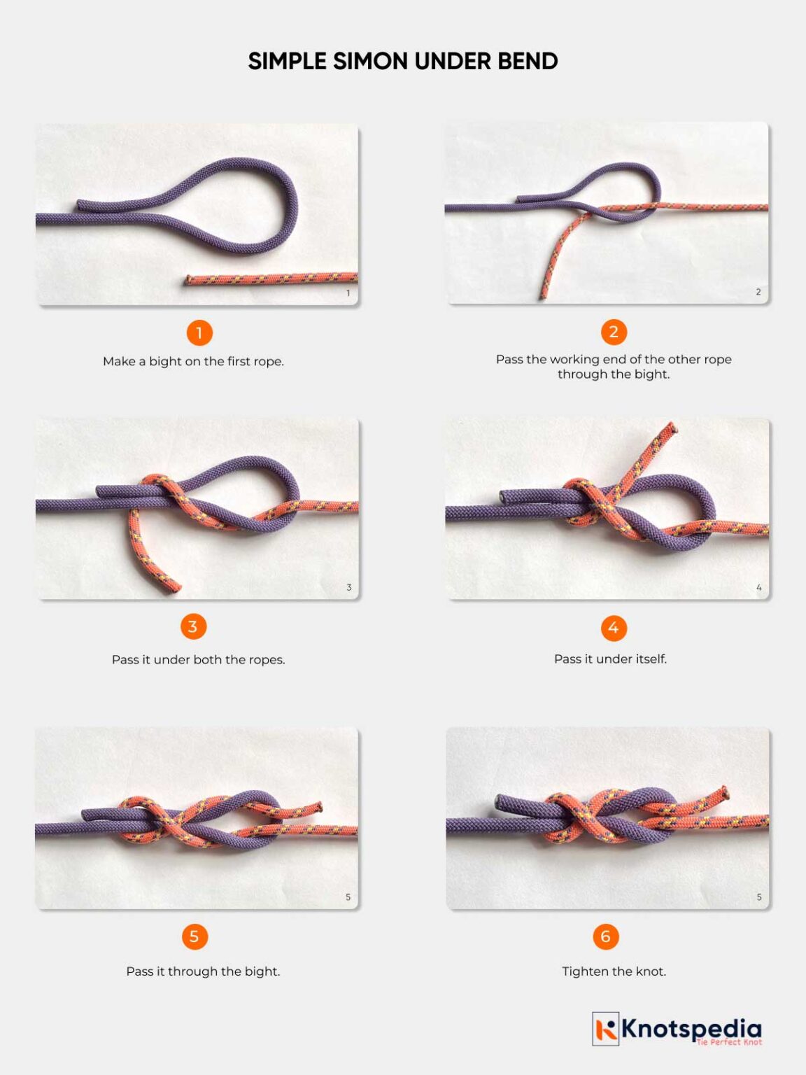 How to Tie the Simple Simon Bend (All 3 Variations)