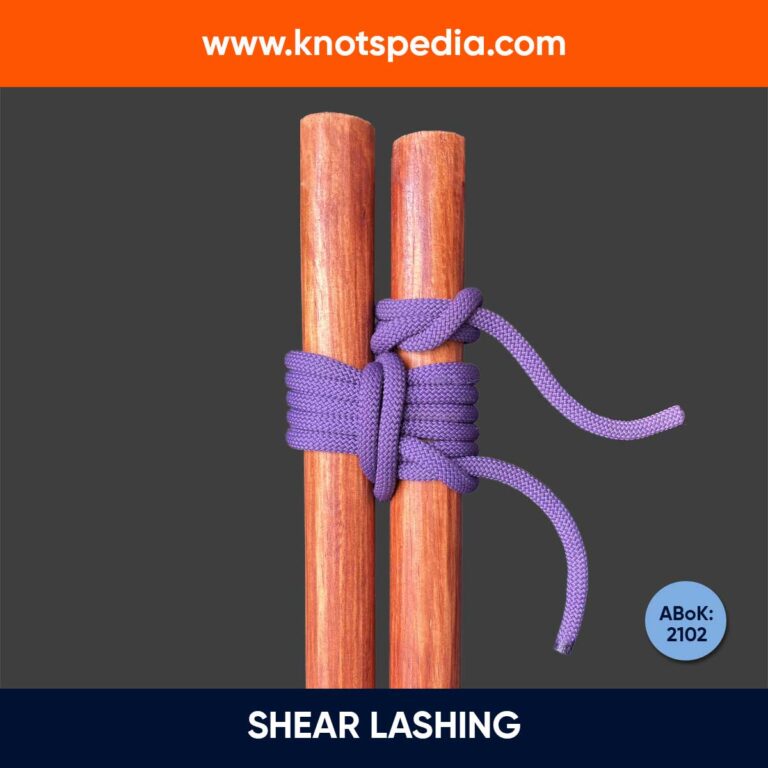 How to Tie a Square Lashing Knot Step by Step | Knotspedia
