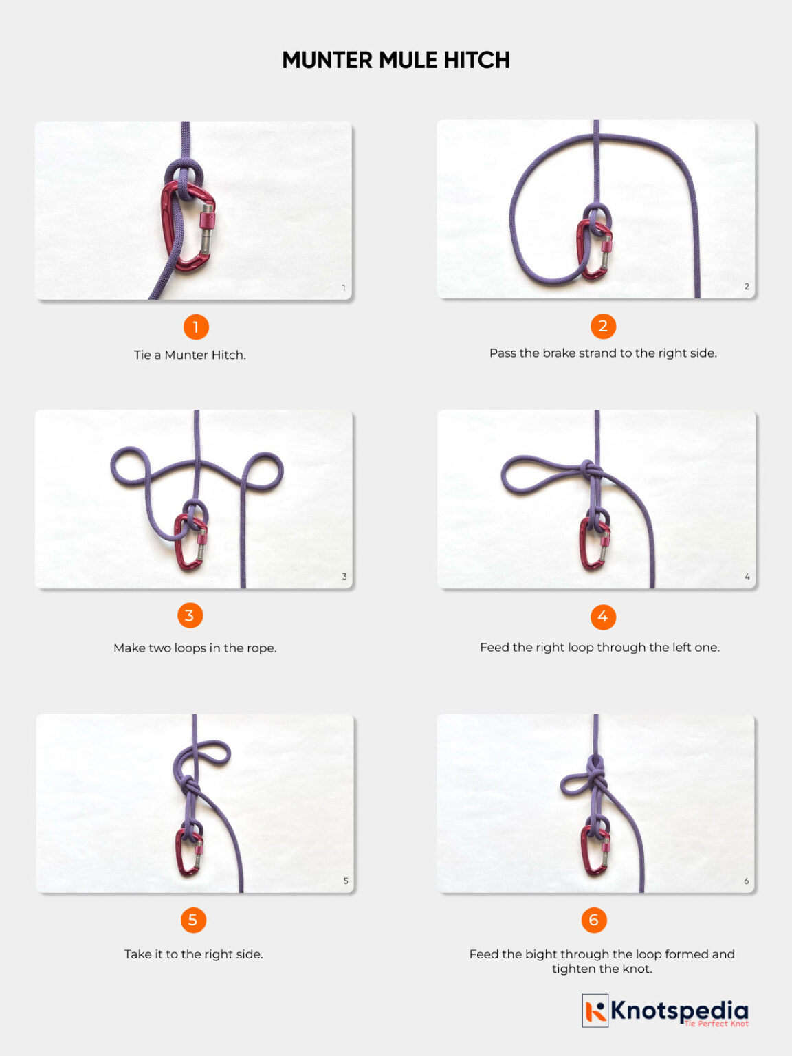 Munter Mule Hitch: How to Tie It + 3 Life-Saving Tie-Offs