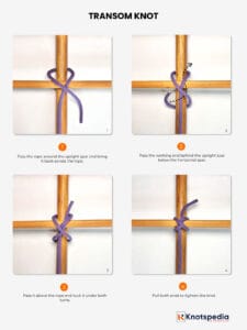 How to Tie a Transom Knot Step by Step