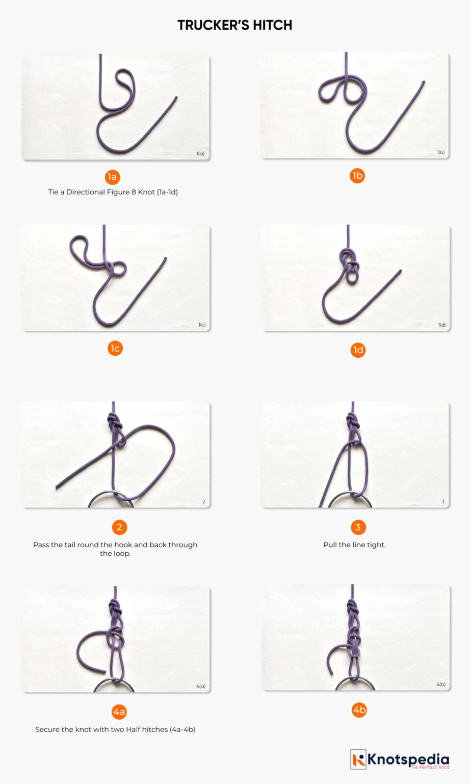 How to Tie a Trucker's Hitch (Lorrymans Hitch) Step by Step