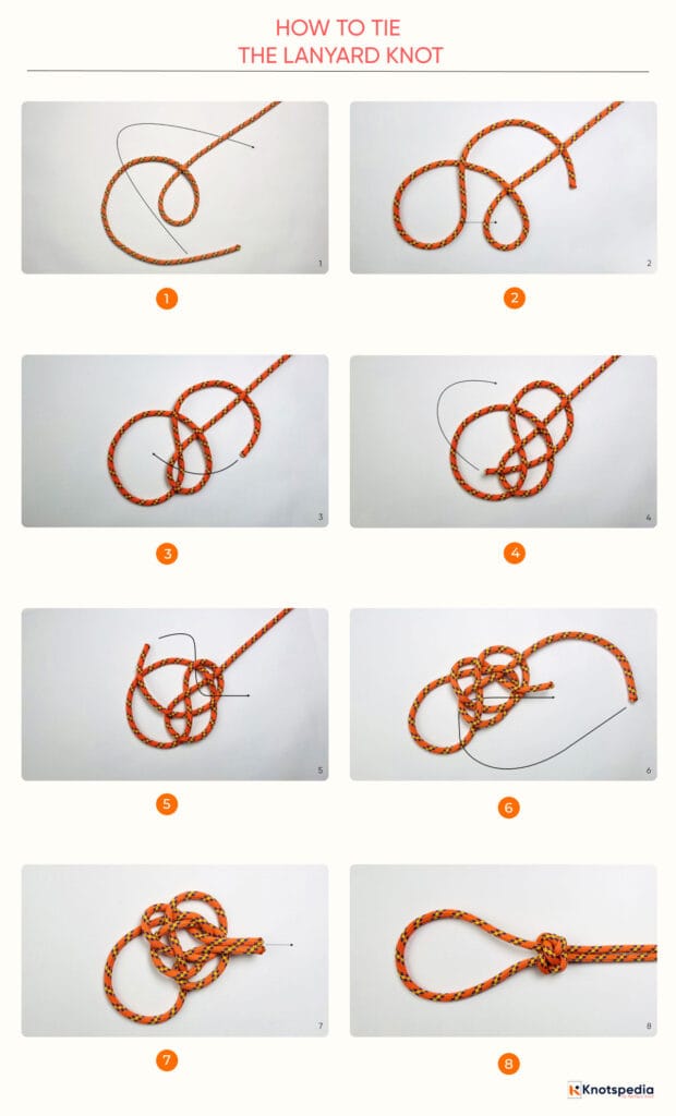 How to Tie a Lanyard Knot (Diamond Knot) Step by Step