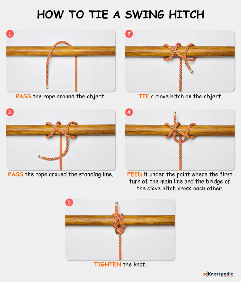 How to Tie a Swing Hitch Knot Step by Step
