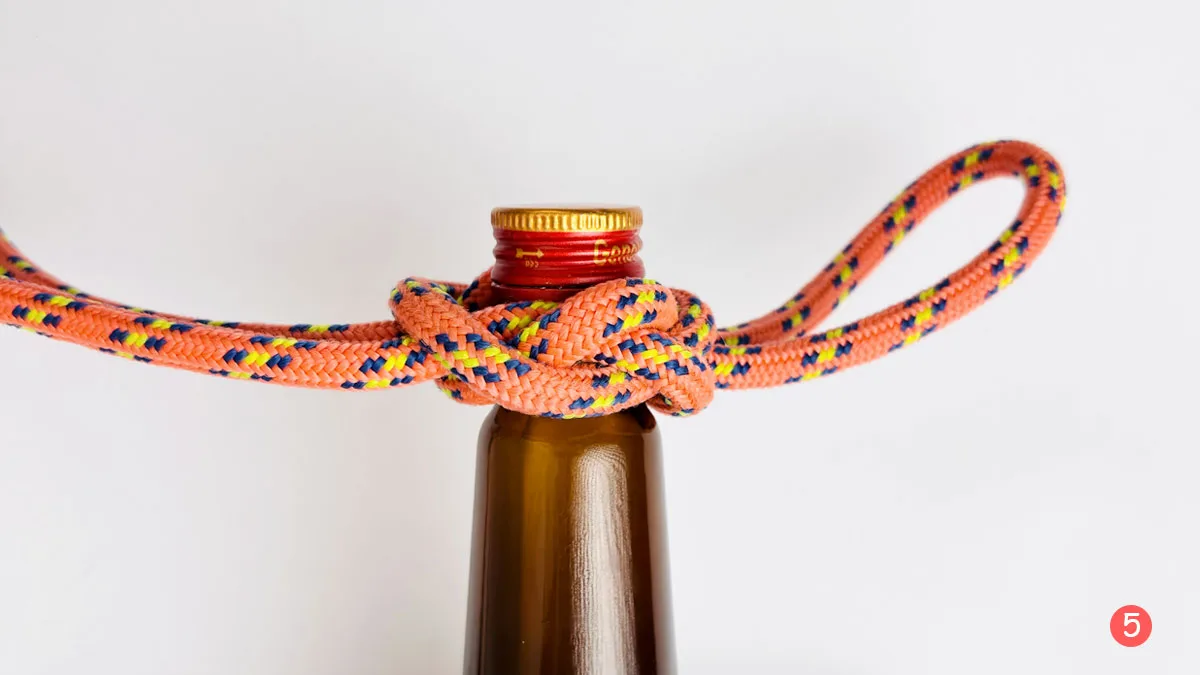How to Tie a Bottle Sling Knot (With a Carry Handle)