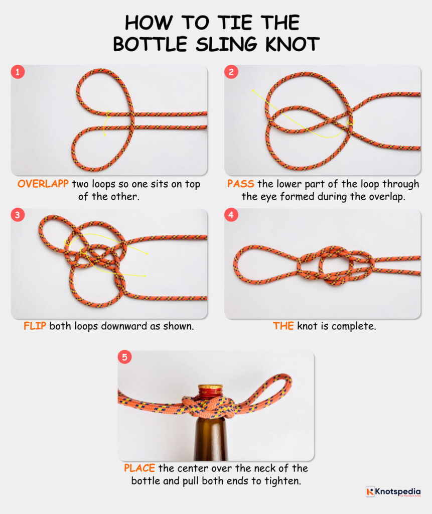 How to Tie a Bottle Sling Knot (With a Carry Handle)